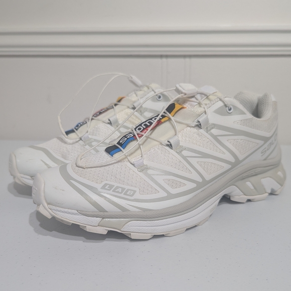 Salomon | Shoes | Salomon Xt6 Whitelunar Rock Size 75 Womens | Poshmark